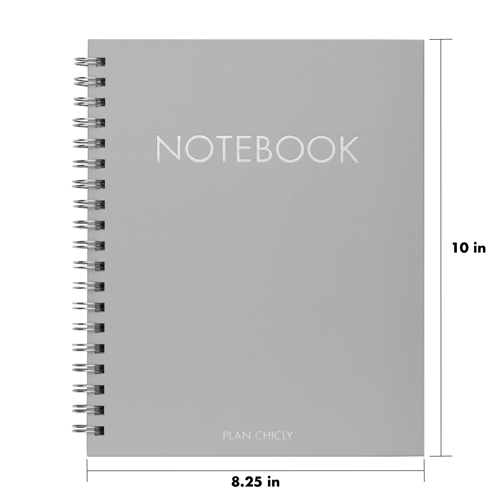 Chic & Stylish 8x10 Hardcover Lined Notebook with pockets, 160 ...